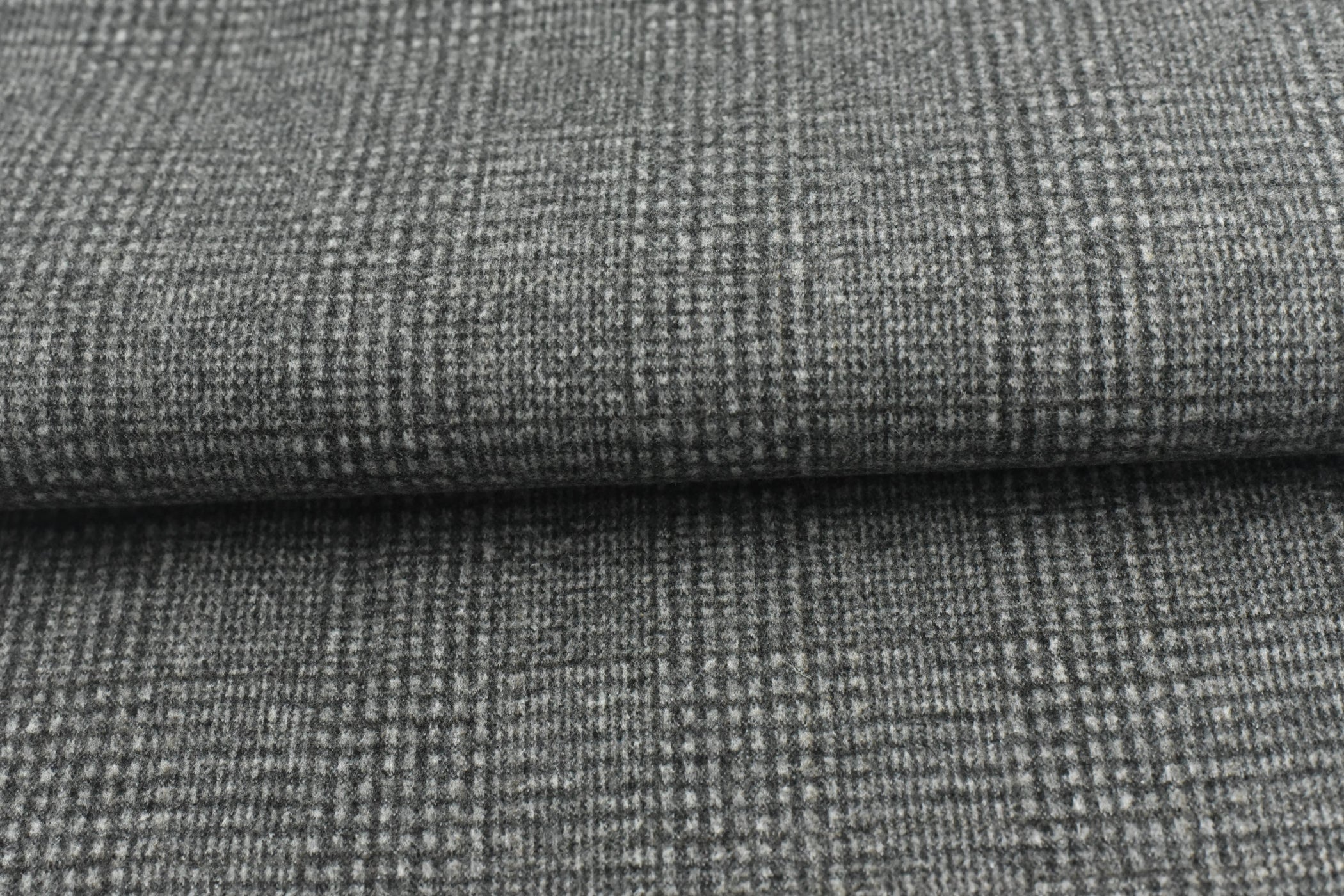 Vintage Tweed Plaid Upholstery Fabric in Wool Blend with Suede Backing ...