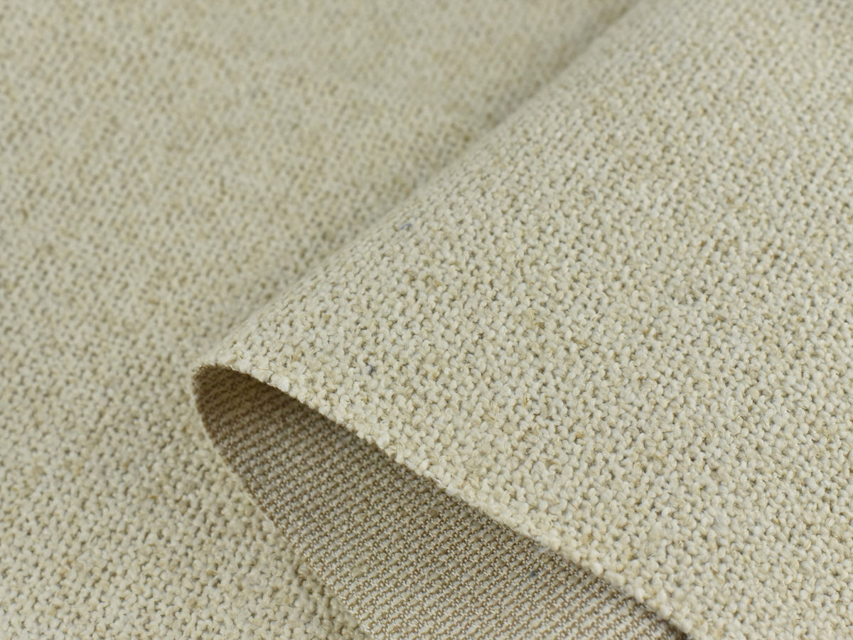 Heavy Duty White Beige Linen Blended Sofa Couch Fabric By The Yard ...