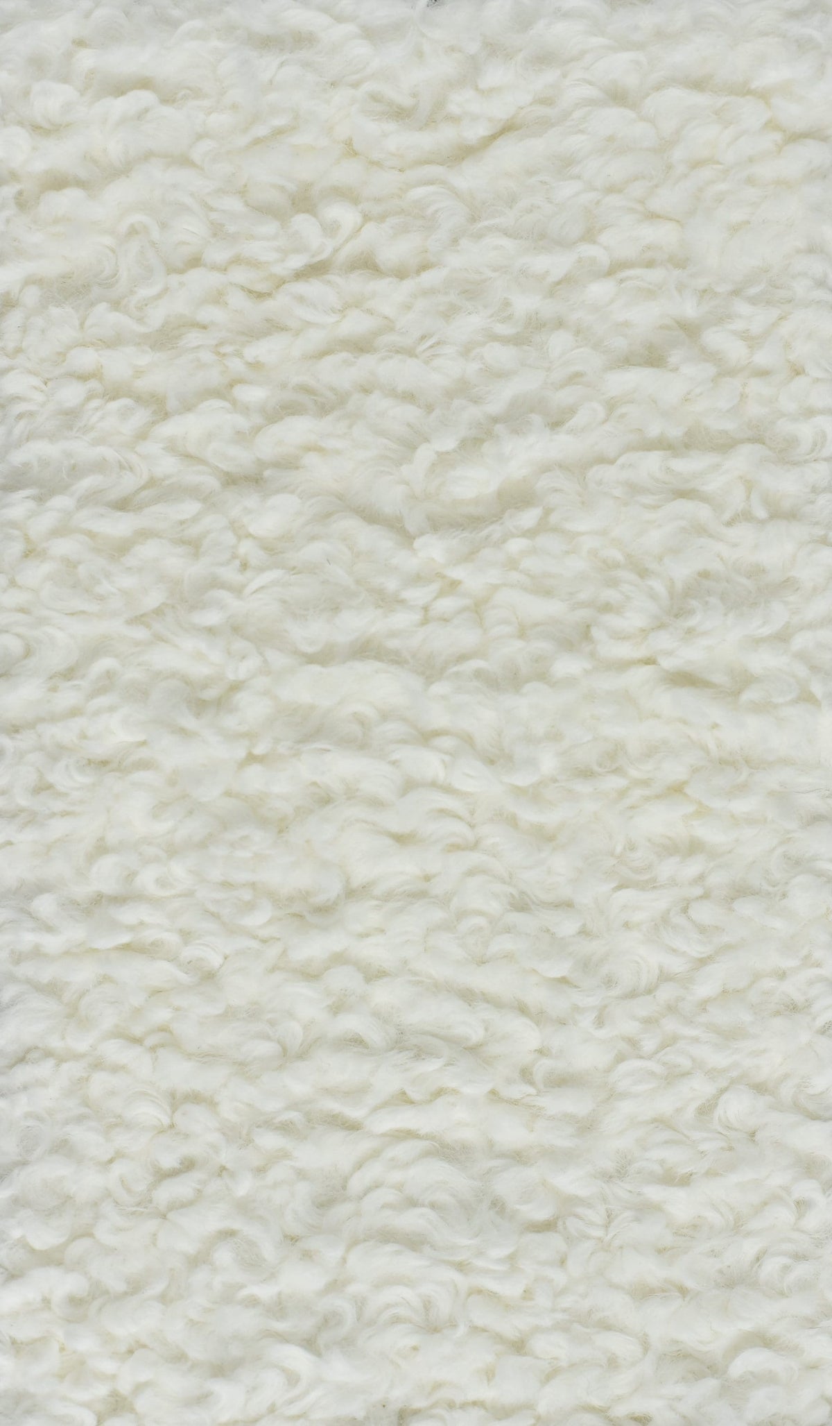 Designer Upholstery Boucle Sherpa Faux Fur Fabric in Cream White with ...