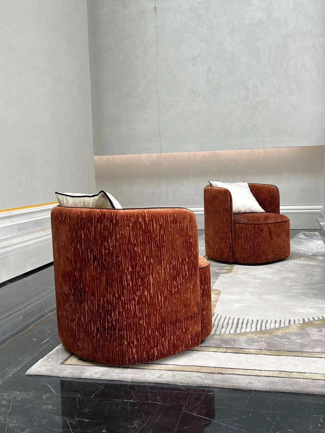 Heavy Duty Raised Velvet Stripe Upholstery Fabric in Gold|3D Geometric ...