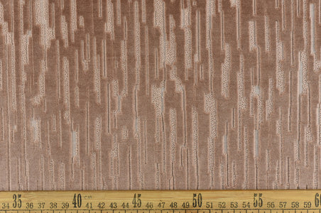 Heavy Duty Raised Velvet Stripe Upholstery Fabric in Gold|3D Geometric ...