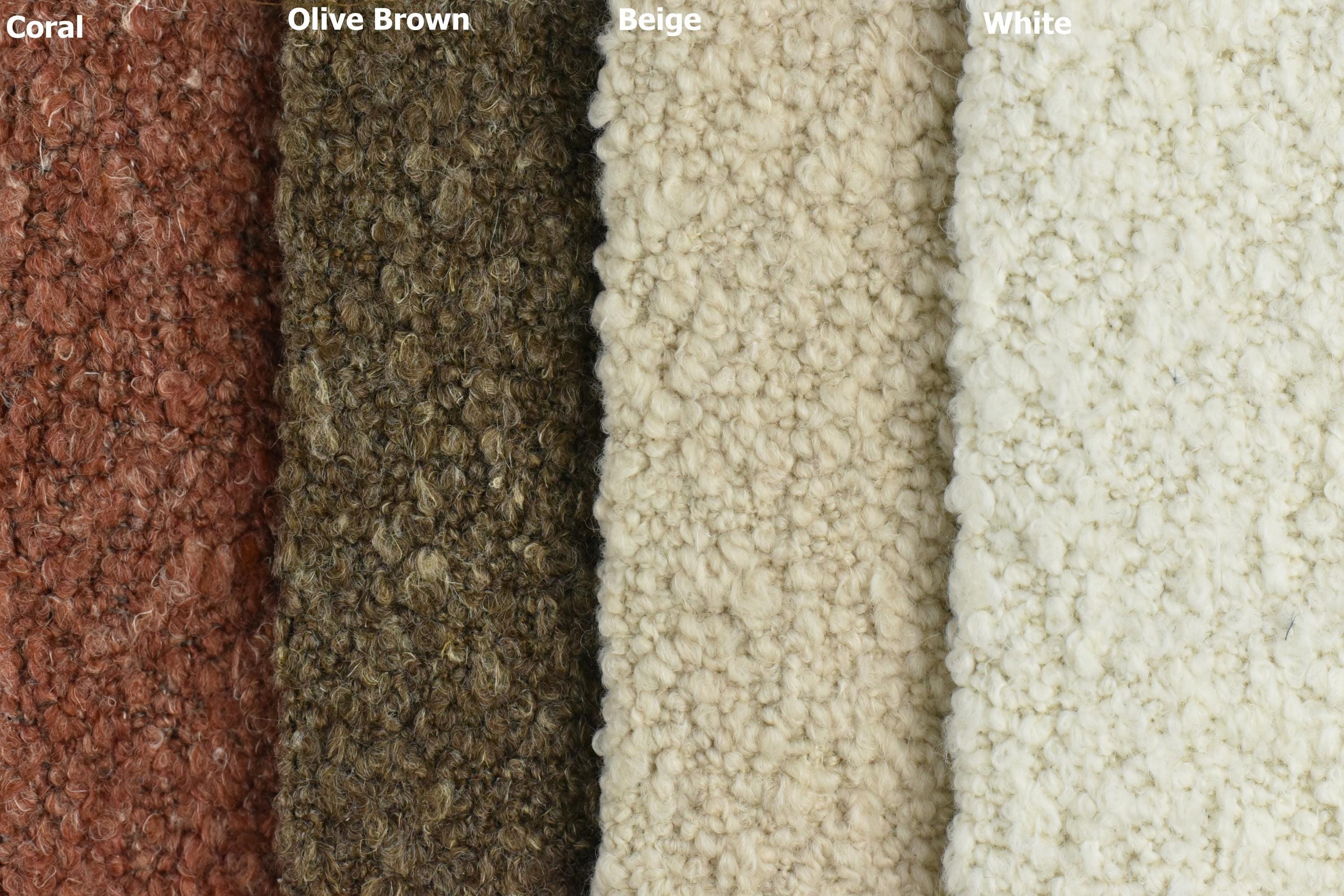 Heavy Weight Wool Linen Blend Textured Boucle Upholstery Fabric For ...