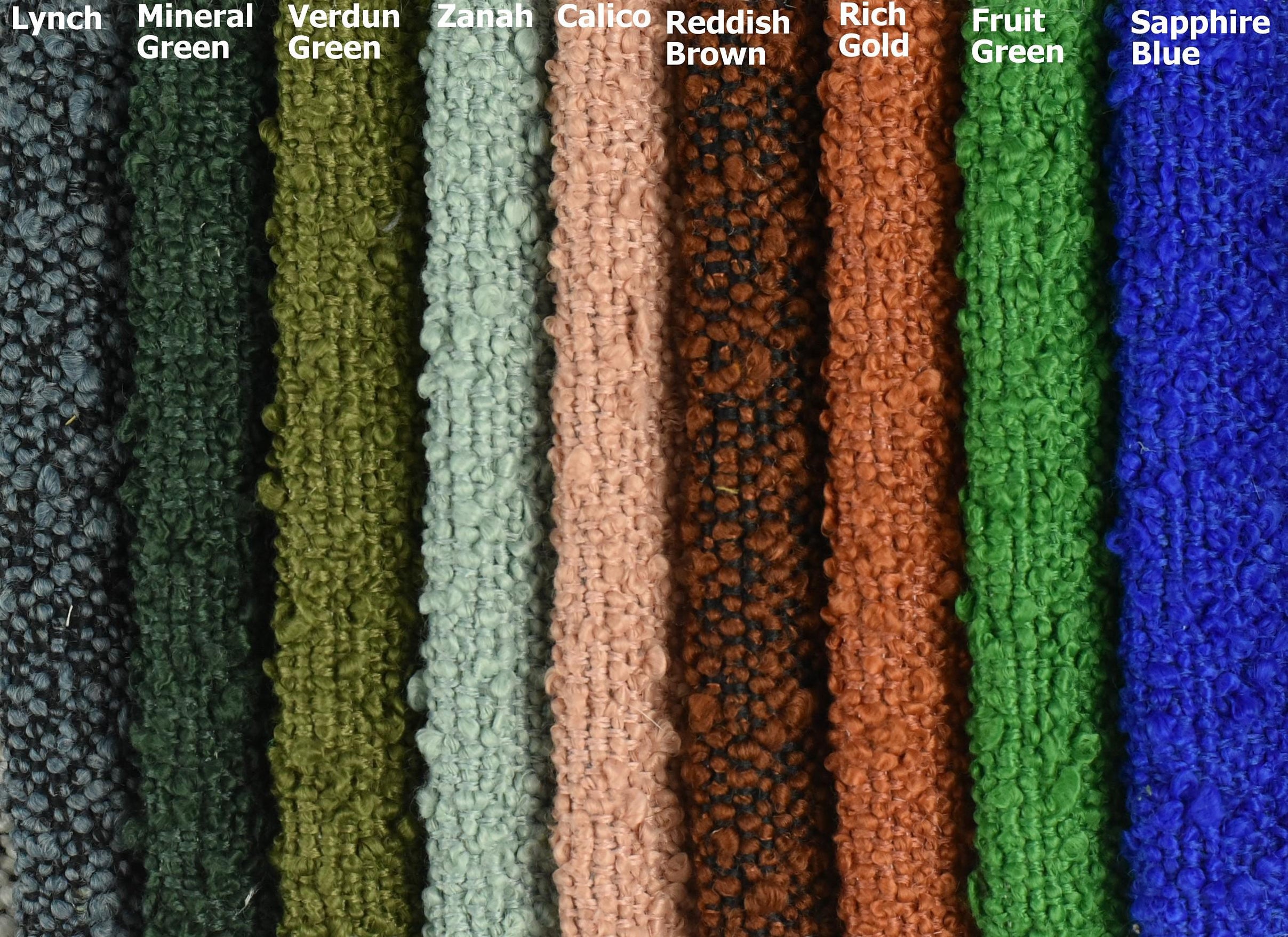 Heavy Weight Boucle Upholstery Fabric Textured Boucle Fabric By The ...