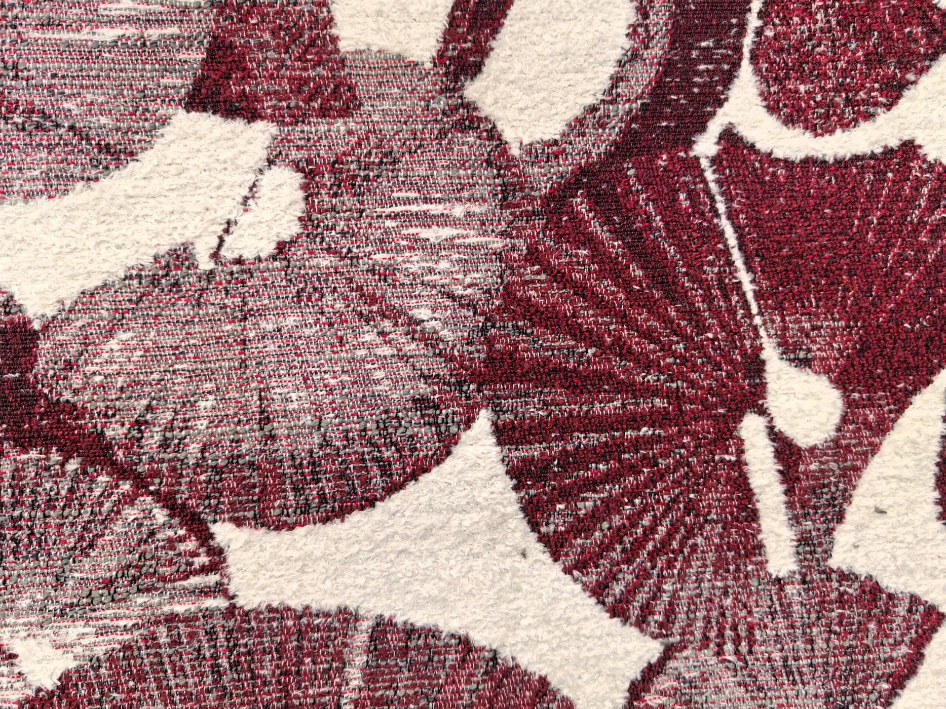 Mid Century Modern Designer Lotus Leaf Woven Upholstery Fabric|Heavy ...