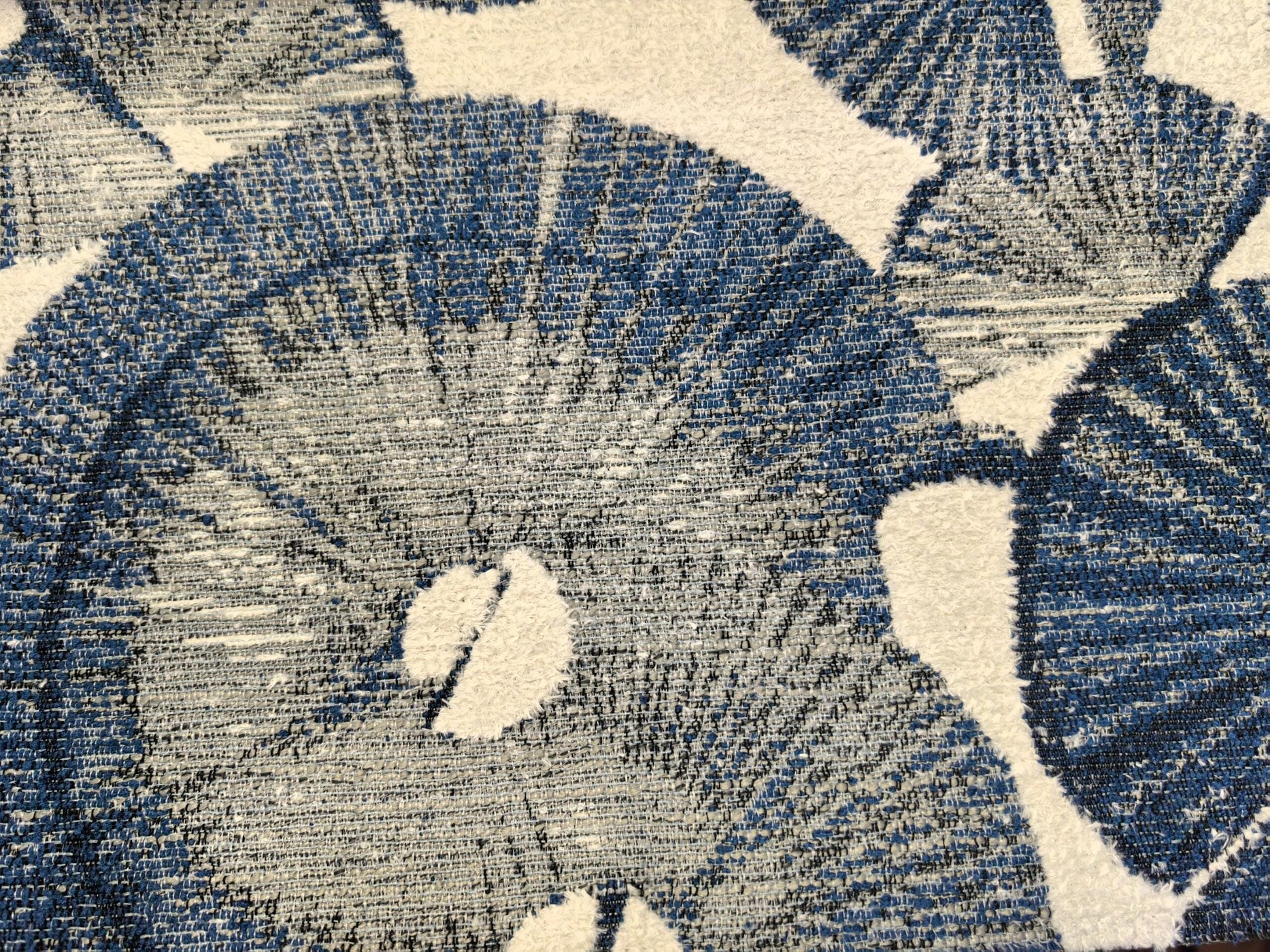 Mid Century Modern Designer Lotus Leaf Woven Upholstery Fabric|Heavy ...